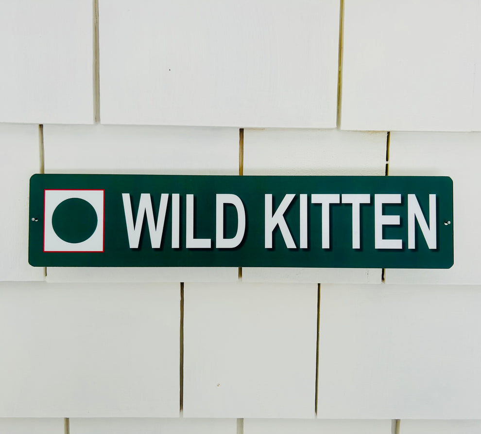 Wildcat Mountain Wild Kitten Ski Trail Sign – Northern Explorer Supply
